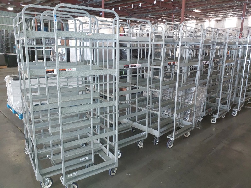 W2255 metal push carts